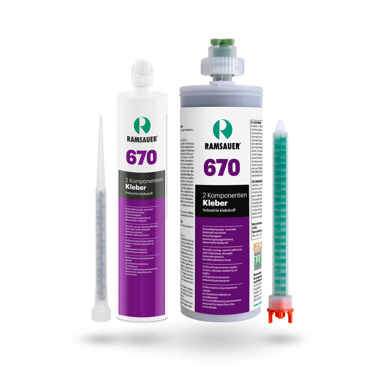 670 2-Komponenten Kleber | Ramsauer Dichtstoffe